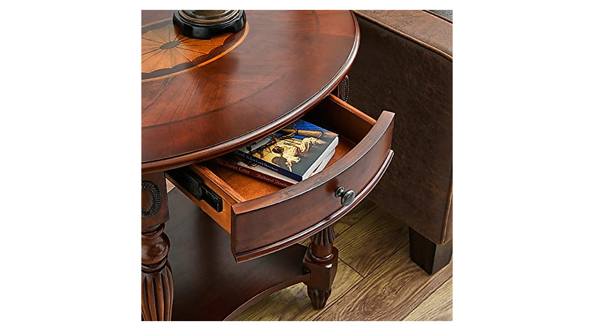 MODERION Solid Wood End Table - Elegant & Durable