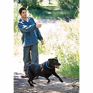 Coleman Mens 35mm PVC/Poly Rain Suit, Blue/Gray, X-Large