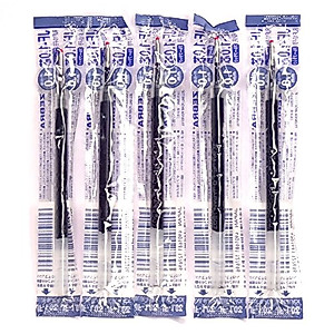 Zebra 1.0mm Blue Black Ink Refill (JF-1.0), for Zebra Sarasa Clip 1.0 Gel Ballpoint Pen(JJE15-FB), × 5 Pack/total 5 pcs (Japan Import) [Komainu-Dou Original Package]