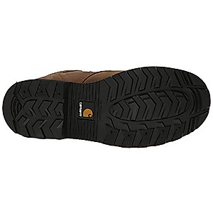 Carhartt Men's CMW6174 Traditional Welt 6" Soft Toe Non WP Boot Construction Shoe, Dark Brown Oil Tanned, 9