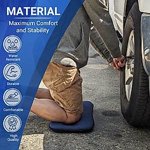 CHARGUY Extra Thick Knee Pad, Garden Kneeling Pad Gardening Yoga Baby Bath Exercise Flooring Cleaning Kneeler, High-Density Foam Cushion Support Knee Mat