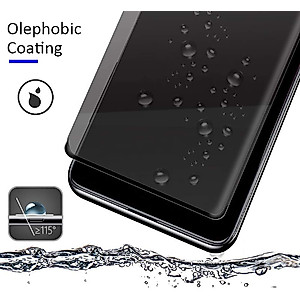 Galaxy S10 Privacy Screen Protector, SUKER [Anti-spy] [9H Hardenss] [3D Curved] [Case Friendly] Tempered Glass Screen Protector for Samsung Galaxy S10 6.1 inch (2 Pack)