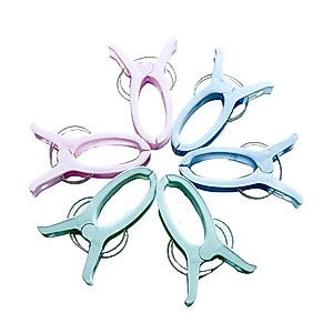 Madam Sew Jumbo Quilting Clamps | 6 Extra Large Clips for Sewing, Binding and Crafting Projects | 5 inch Wide Opening Keeps Fabric in Place