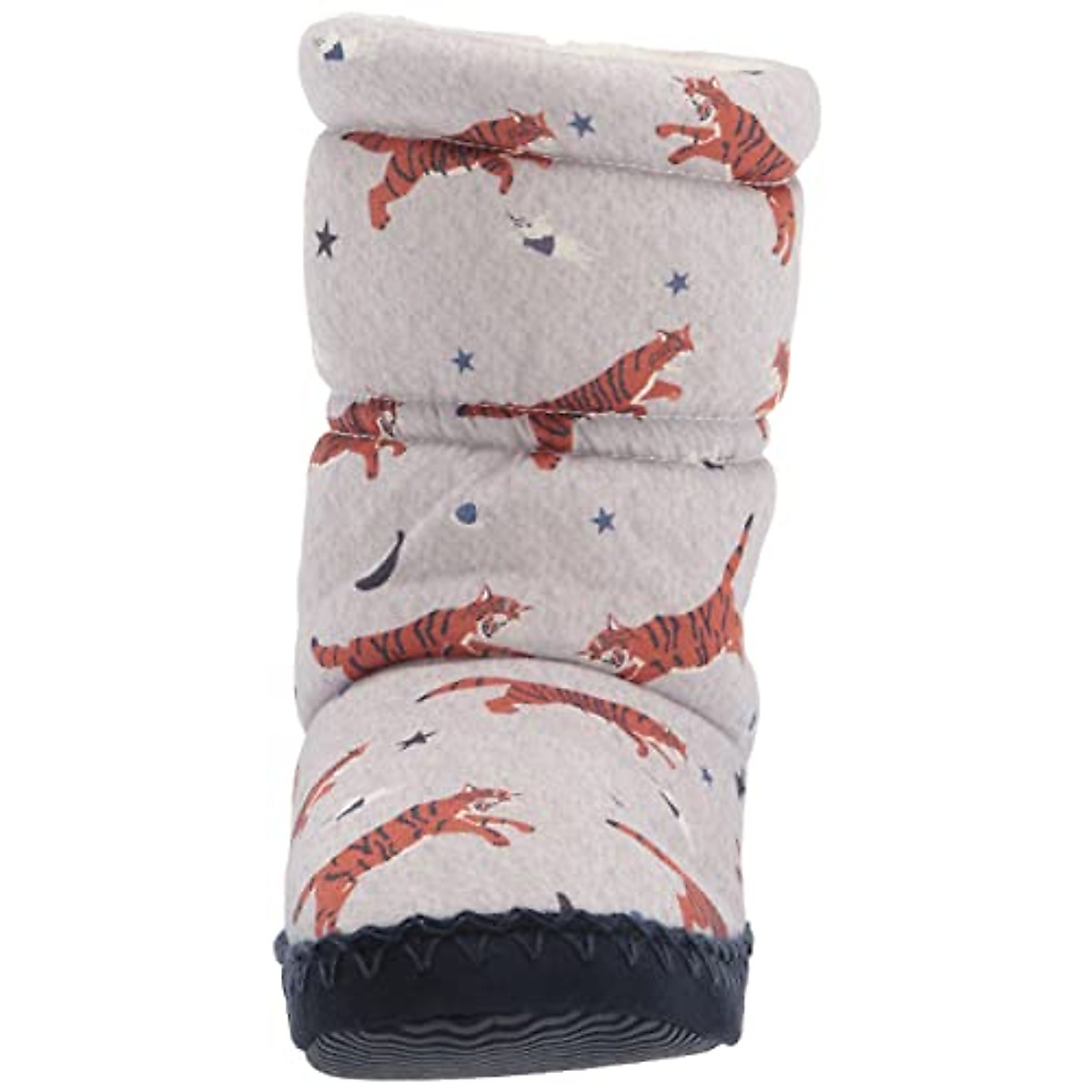 Joules Boy's Slipper Socks, Grey Tigers