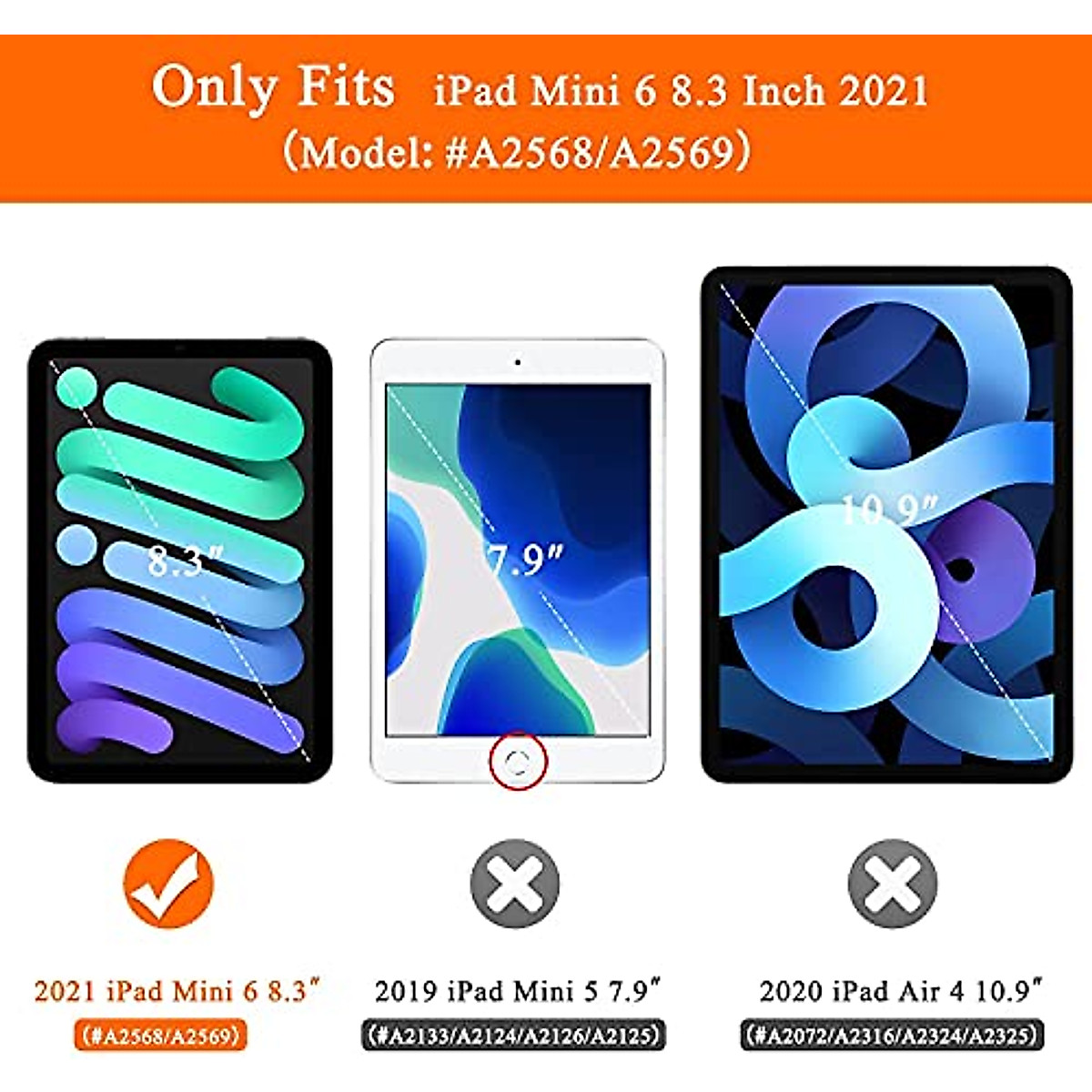 iPad Mini 6 Case - iPad Mini 6th Generation Case for Kids, 3D Cartoon Butterfly Non-Toxic EVA Light Weight Proof Shockproof Case with Kickstand for iPad Mini 6th Gen 8.3 inch 2021 Case for Boys (Rose)