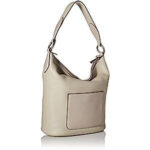 MICHAEL Michael Kors Women's Elana Large Convertible Shoulder Cement Handbag