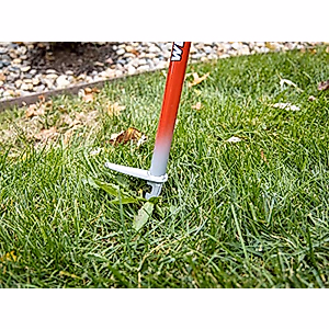 Garden Weasel 95204 WeedPopper Step & Twist, Easy Weed Removal, No Chemicals, Easy Cleanup, Weather and Rust Resistant