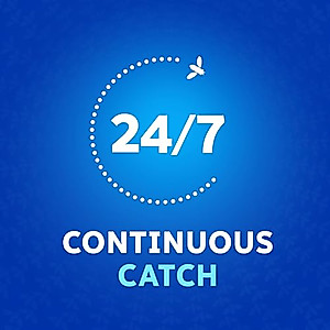 ZEVO Flying Insect Refills for Indoor Light Trap: 4 Light Trap Refill Cartridges Capture Fruit Flies, Gnats and Houseflies (4 Cartridges)