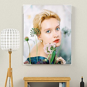 Lineco, Archival Polypropylene Mounting Corners, Acrylic Self-Adhesive Acid-Free Non-Yellowing, 3 Inches, for Artwork Photos, 100-Pack, Clear