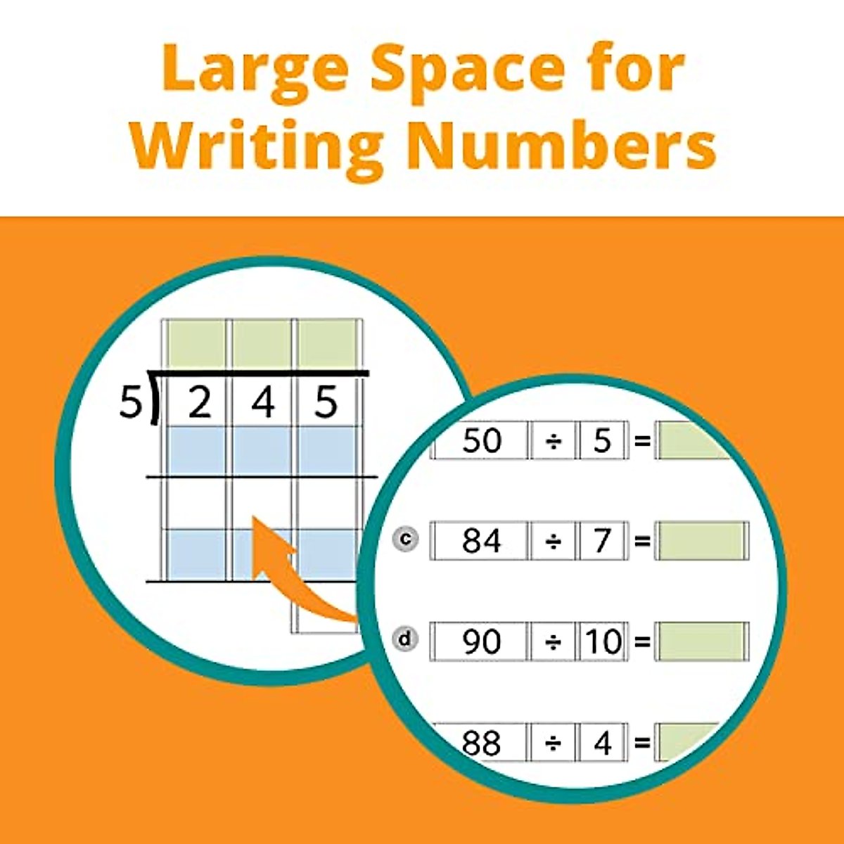 Channie’s One Page a Day Level 2 Division Workbook, Educational Math Activity Book for Kids, Ideal for 3rd to 5th Grade, 50 Pages of Level 2 Divisions for Daily Practice with Answer Sheets Included