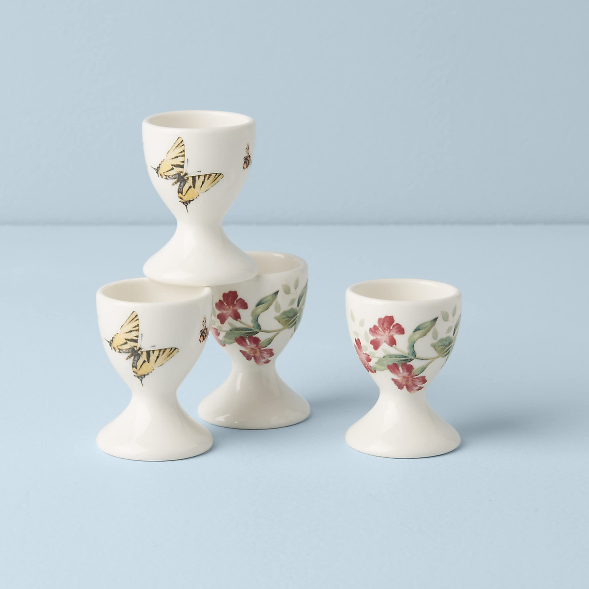 Lenox Butterfly Meadow 4Pc Egg Cups, 0.65