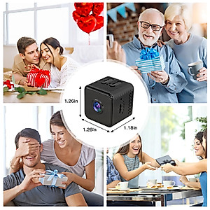 OLYAXEN Mini Spy Camera WiFi Hidden Camera Night Vision 4K HD Spy Cam for Home Security Easy to Set Wireless Indoor Smallest Camera with Motion Detection IP Camera Remote Viewing