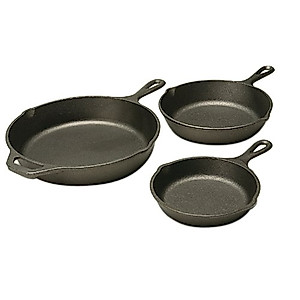 Lodge Cast-Iron 3-Piece Skillet Set