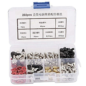 PC Assortment Screws, Computer Repairing Screws, Computer Screws Kit, Wide Application for Electronics Repairing Electronics Supplies