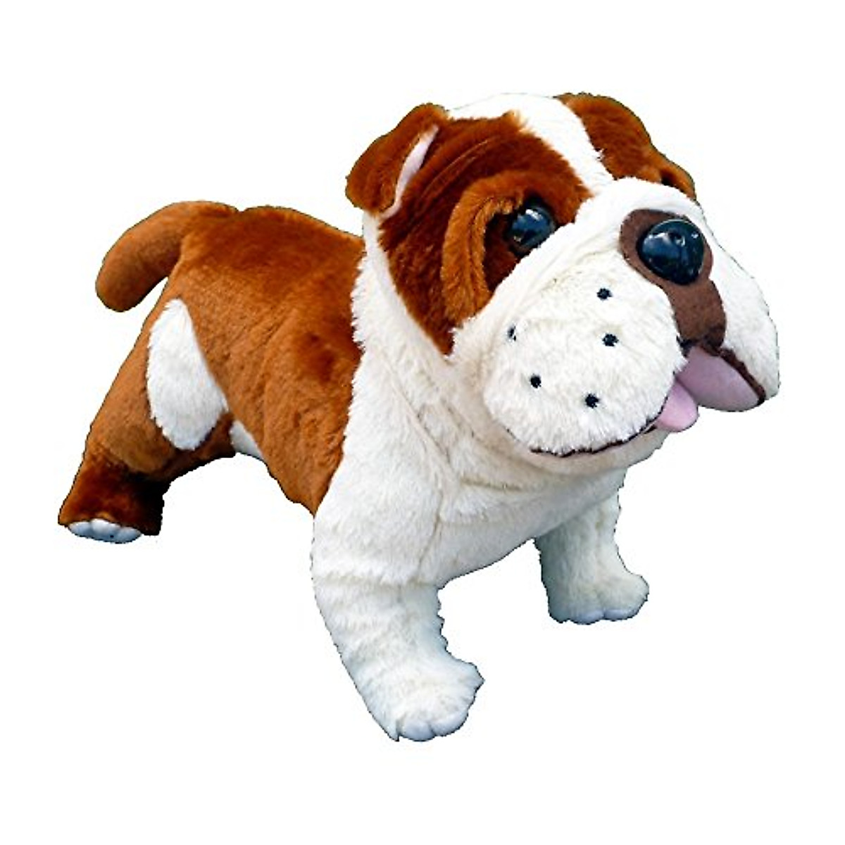 Adore 14" Buddy The Bulldog Plush Stuffed Animal Toy with Farting Sound
