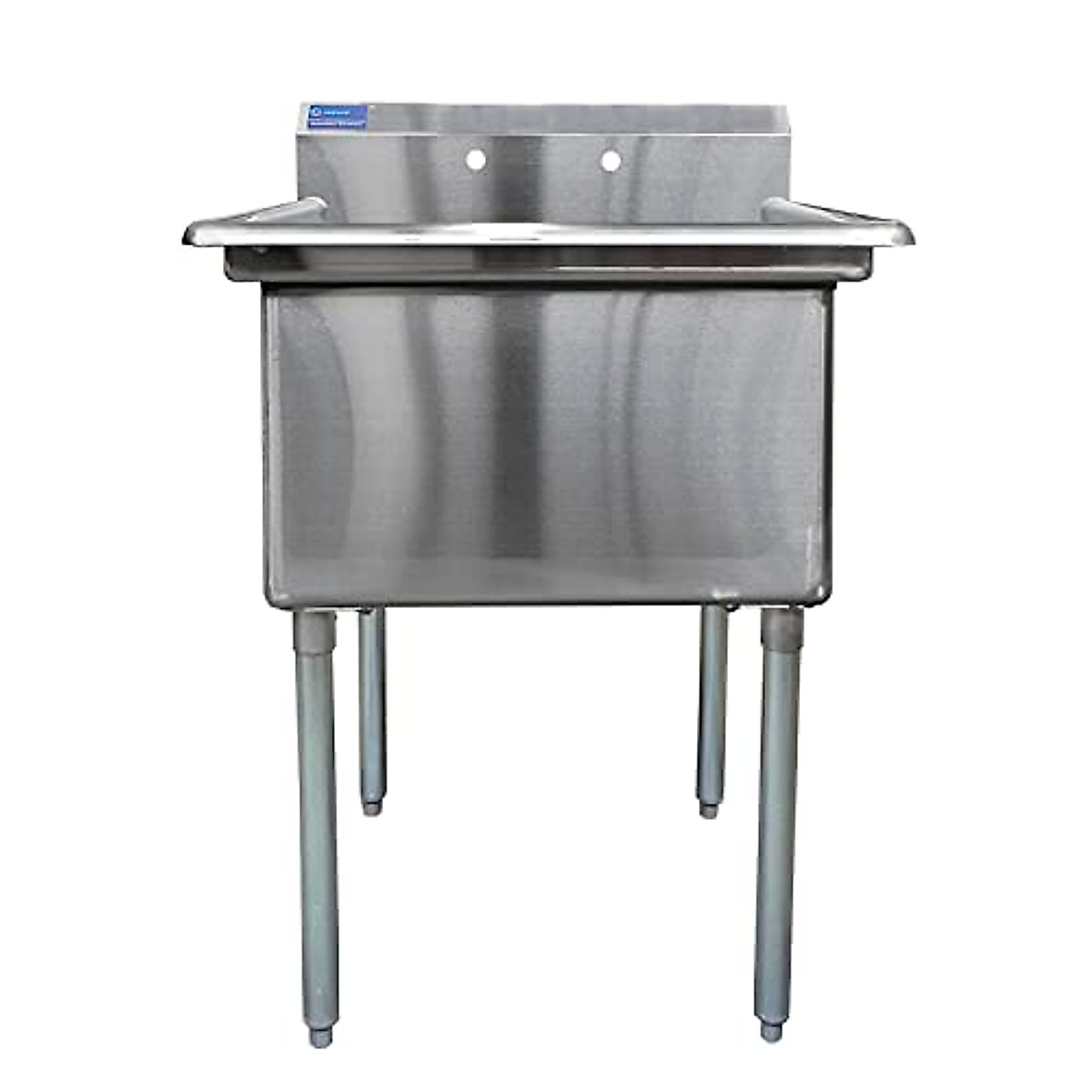 AmGood Stainless Steel Prep & Utility Sink | 304 Stainless Steel | Overall Size: 29 3/4" x 23 5/8" | Restaurant, Kitchen, Laundry, Garage | NSF (Bowl Size: 24" x 18" No Faucet)
