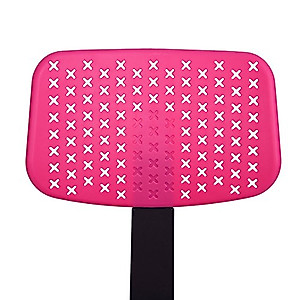 FurnitureR Swivel Writing Task Chair Low Mid Back Armless Height Adjustable Computer Desk Chair for Home Office Kindergarten Girls Boys Teens Students,W15.9 x D14.6 x H34.3 (Pink)