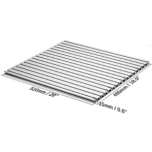 Genmitsu Aluminum Spoilboard for PROVerXL 4030, 51 x 12 x 8cm (20''x 4.7''x 3.1'')