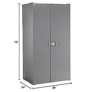 Global Industrial Bin Cabinet with 156 Yellow Bins, 38x24x72, Assembled