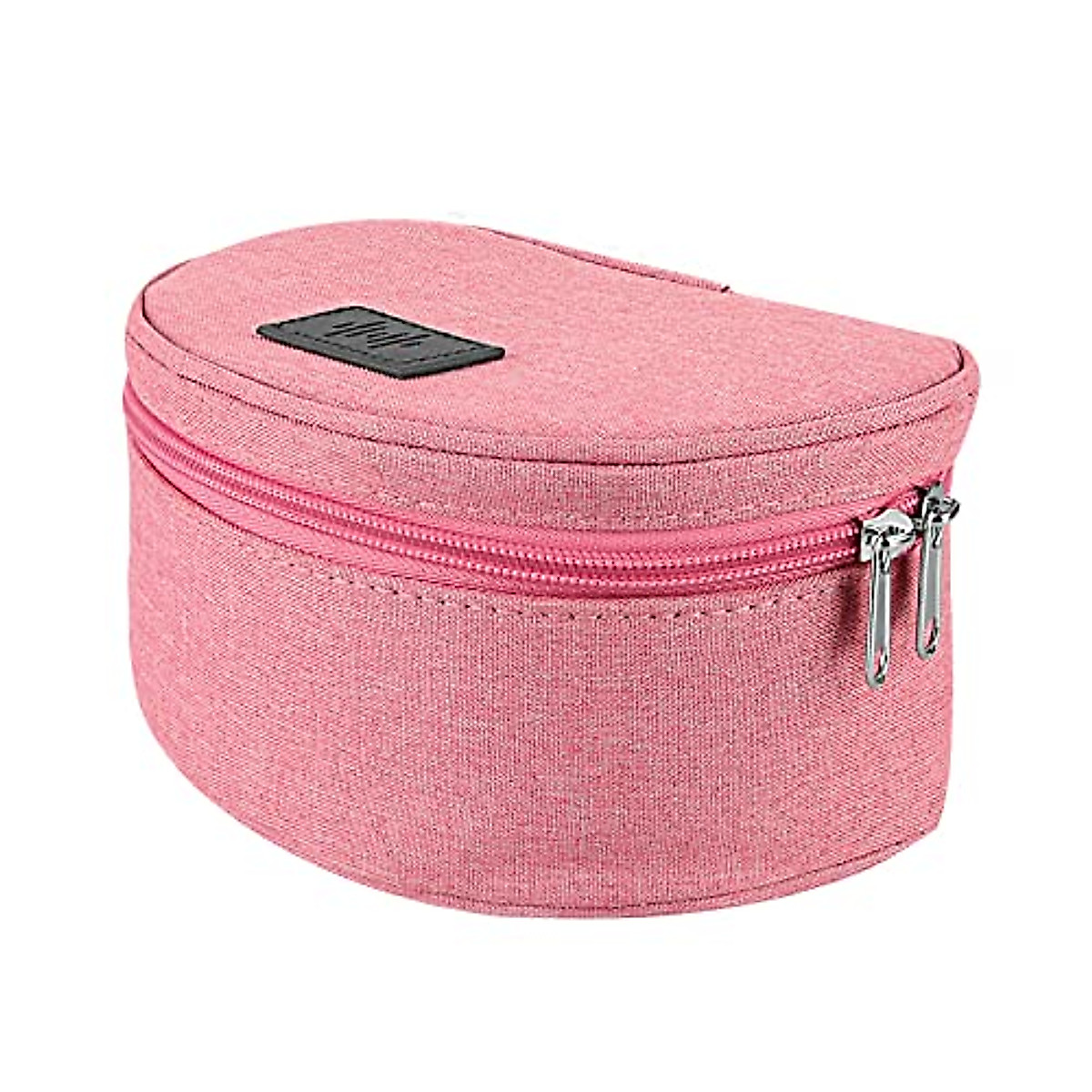 Geekria NOVA Headphone Pouch Compatible with Beats Studio Pro, Solo Pro, Studio, Studio 3, Solo 3 Case, Replacement Protective Travel Carrying Bag with Cable Storage (Pink)