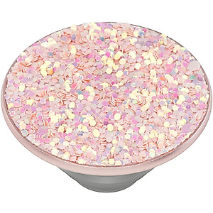 PopSockets Phone Grip with Expanding Kickstand, Glitter PopGrip - Rose