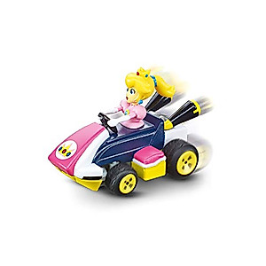 Carrera RC Nintendo Mario Kart 2.4 GHz Mini Collectible Radio Remote Control Toy Car Vehicle - Peach