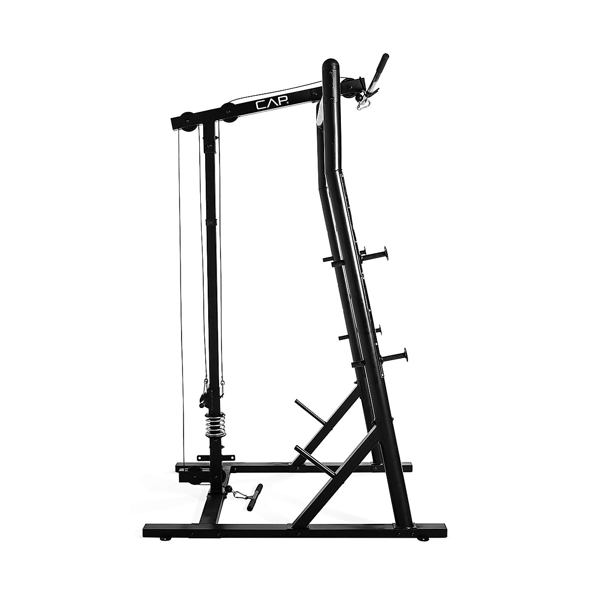 CAP Barbell Power Cage with High-Low Pulleys, Black
