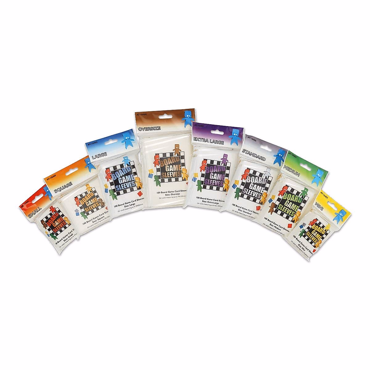 2 Packs Arcane Tinmen Board Game Sleeves 100 ct Tarot Size Card Sleeves Individual Pack