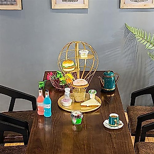 Cake Stand Creative Design Dessert Rack Multi Layer Large Capacity Afternoon Snack Rack Cake Rack Rotatable Dessert Stand Cupcake Holder