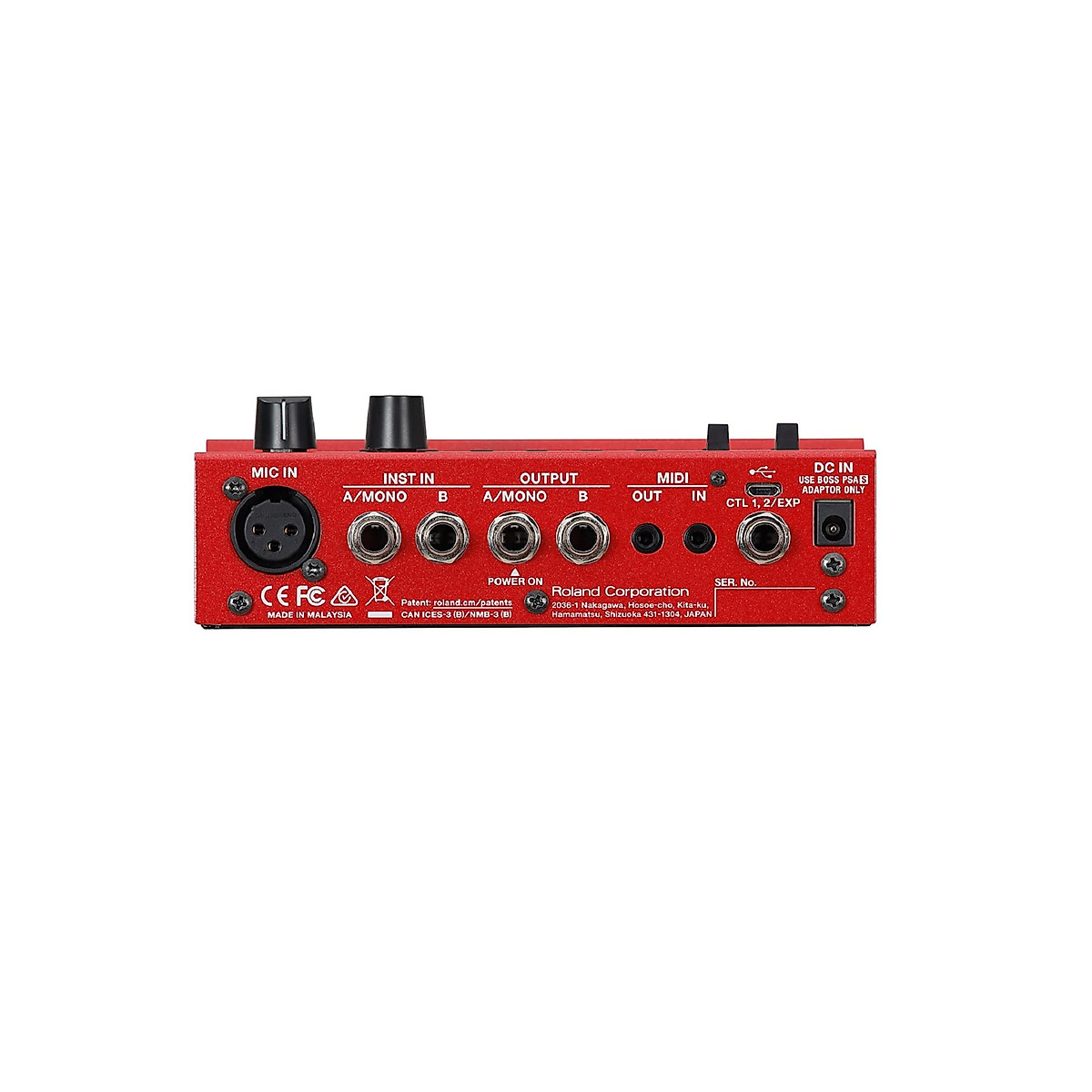 BOSS RC-500 Dual-Track Loop Station – Advanced two-track looper with premium sound quality, Loop FX, 99 phrase memories, 57 rhythms, and MIDI control support