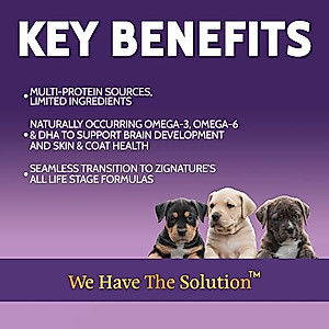 Zignature Puppy Formula Wet Dog Food 13oz can, Case of 12