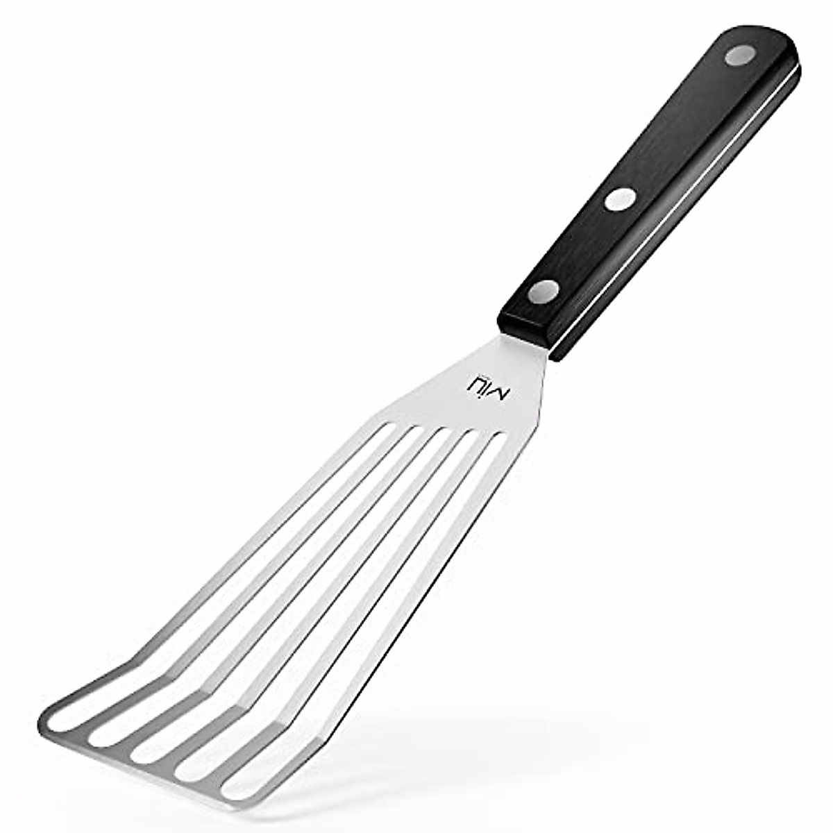 MIU Fish Spatula Stainless Steel, Flexible, Polished Metal, Corrosion Resistant, Kitchen Slotted Turner [Upgraded Version]