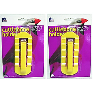 (2 Pack) Prevue Pet Products Birdie Basics Cuttlebone & Treat Holder