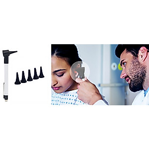 BOCOOLIFE Ear Clean Tool - Mini Otoscopic-kit, Pocket Clip Home Use, Comes with 5 Sized Speculas