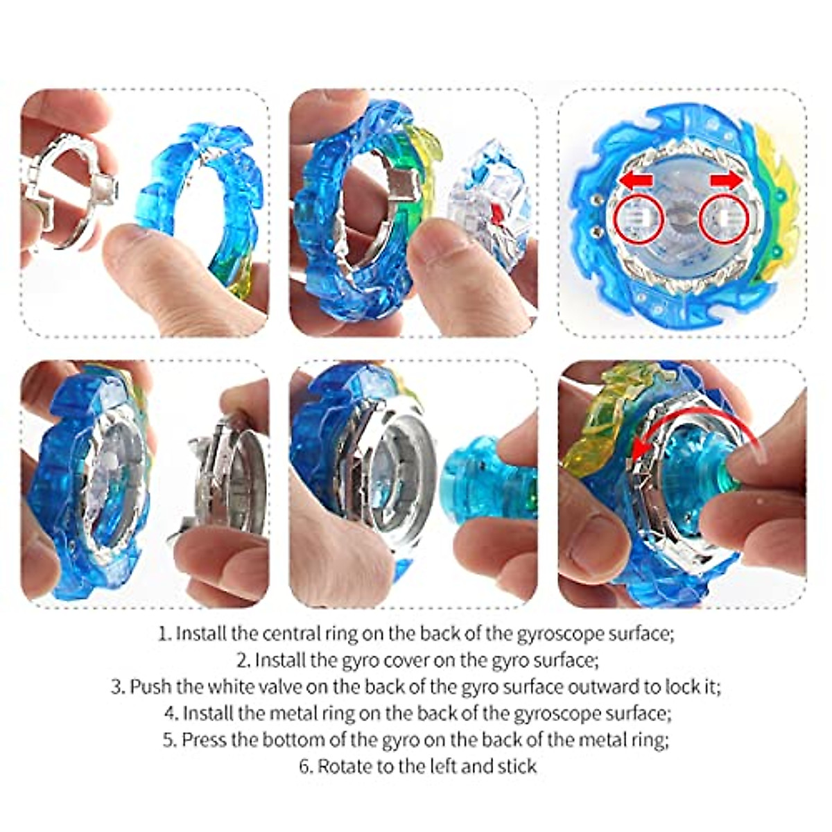 Battling Tops Burst Superking B-203-02 Gyro Toys for Kids with Launcher (B-203-02)