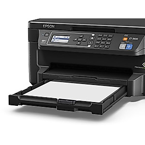 Epson ET-3600 EcoTank Wireless Color All-in-One Supertank Printer with Scanner, Copier & Ethernet