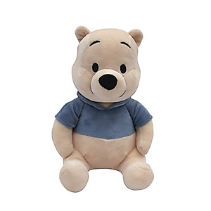 Lambs & Ivy Disney Baby Forever Pooh Bear Plush, Beige/Blue