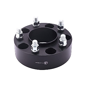 VLAOSCHI Black Forged 5x135 Hubcentric Wheel Spacers 2 Inch with 14x2 Studs Compatible with Ford Lin-coln 5 Lug for 1997-2003 F150 | 1997-2002 Expedition | 1998-2002 Navigator - Pack of 4