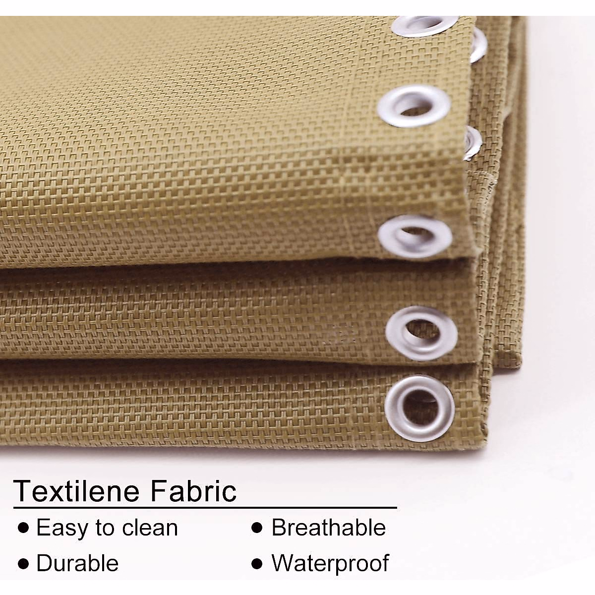 IKEPAHOK Gravity Chair Replacement Fabric with Bungee Cord Kit, Repair Cloth with Lace for Anti-Gravity Lounge, Mesh Part for Patio Sling Folding Recliner Couch Outdoor Pool Lawn