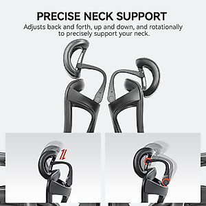 SIHOO Doro C300 Ergonomic Office Chair with Ultra Soft 3D Armrests, Dynamic Lumbar Support for Home Office Chair, Adjustable Backrest Desk Chair, Swivel Big and Tall Computer Chair Black