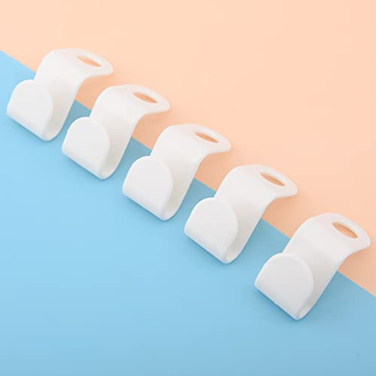 120pcs 4 Color Hanger Hook, Clothes Hanger Connector Hooks, Cascading Hangers, Space Saving for Velvet Closet,Organizer Savers Saver