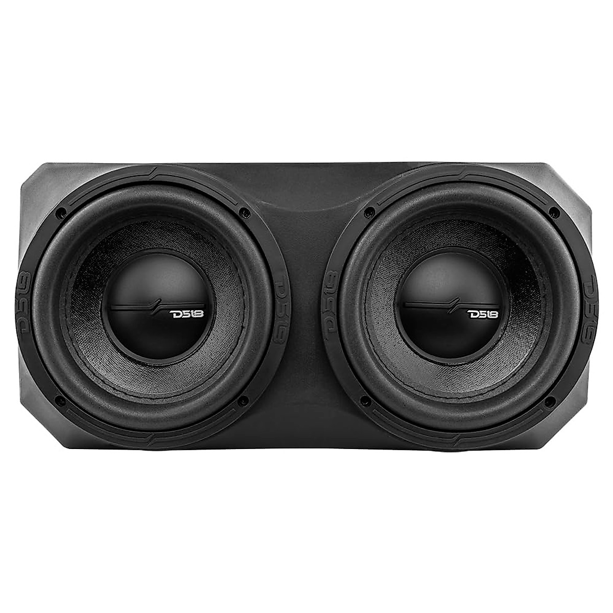 DS18 SLG-UDSD6LD Polaris Slingshot Under Dash Enclosure with Subwoofers - 2 x 6.5 Subwoofer 600W RMS 1200W Max Power - Loaded Speaker Bass Box for Slingshots 2015+