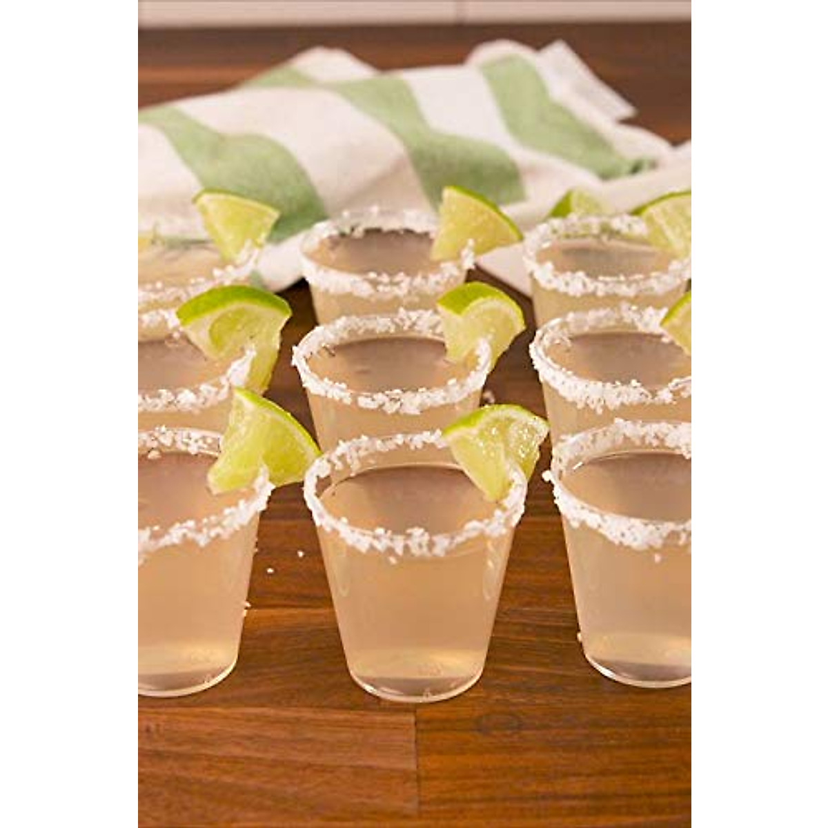 [400 Pack] HomeyGear Clear Disposable Plastic Cups, 400 Count, Small 3 oz. Drink, Snack, Dessert, Water, and Jello Shot Use, College Parties, Bachelor, Bachelorette, Office or Bathroom