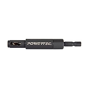 POWERTEC 71653 Shelf Pin Drilling Jig with 1/4" Self Centering Bit