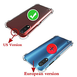 Starhemei for Galaxy A01 Case, Soft TPU Shock Absorption Flexible Gasbag Protection Case Cover for Samsung Galaxy A01 (Clear)