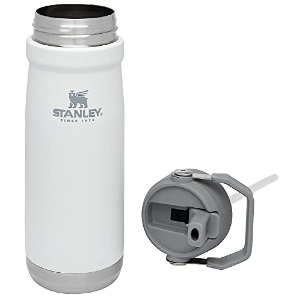 Stanley IceFlow Stainless Steel Water Jug with Straw, Vacuum Insulated Water Bottle for Home and Office, Reusable Tumbler with Straw Leakproof Flip