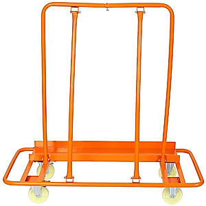 Heavy Duty Drywall Sheet Cart Panel Dolly Load Capacity Orange