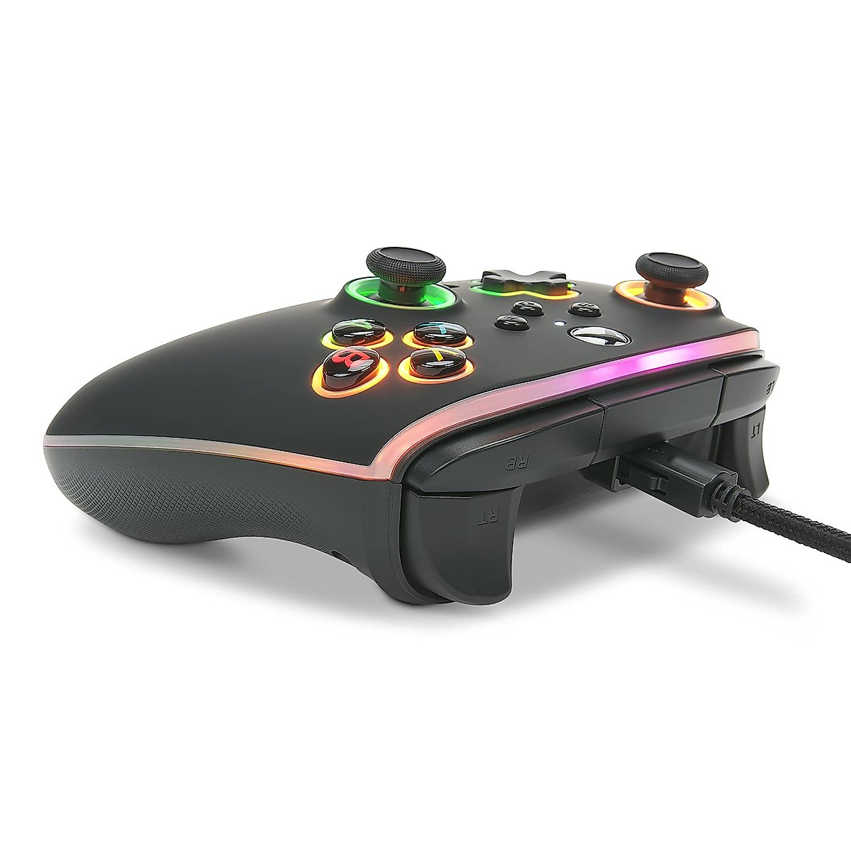 PowerA Spectra Infinity Enhanced Wired Controller for Xbox Series X|S, Gamepad, Wired Video Game Controller, Gaming Controller, Xbox One, Officially Licensed - Xbox Series X (Renewed)