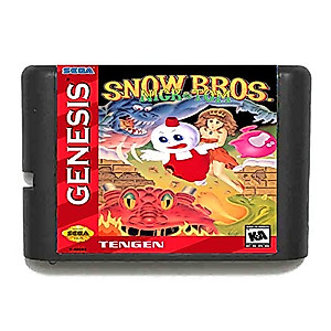 Royal Retro Snow Bros 16 bit SEGA MD Game Card For Sega Mega Drive For Genesis