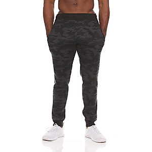 Spalding Mens Competition 2.0 Joggers, Black Camo, S